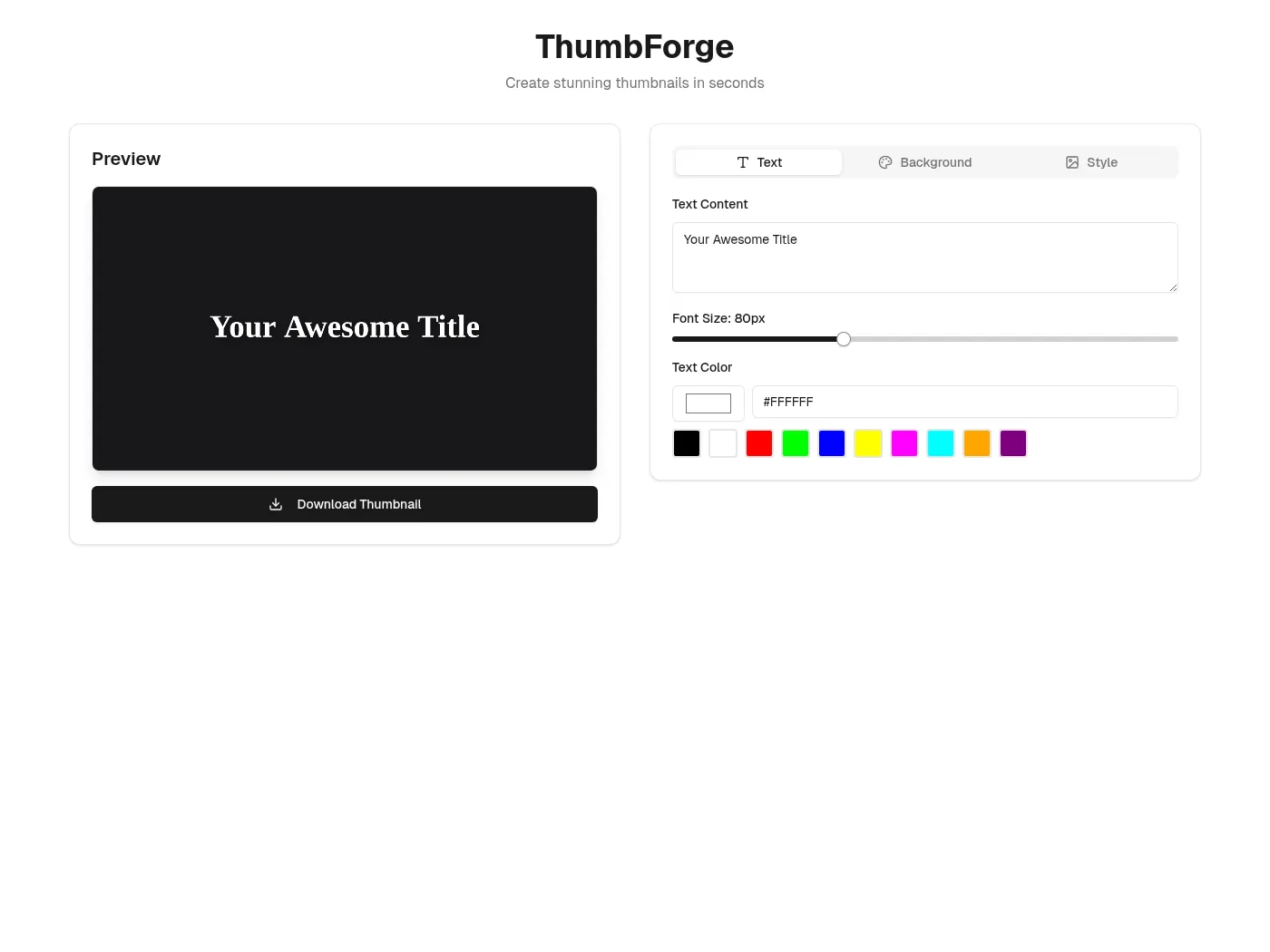 ThumbForge