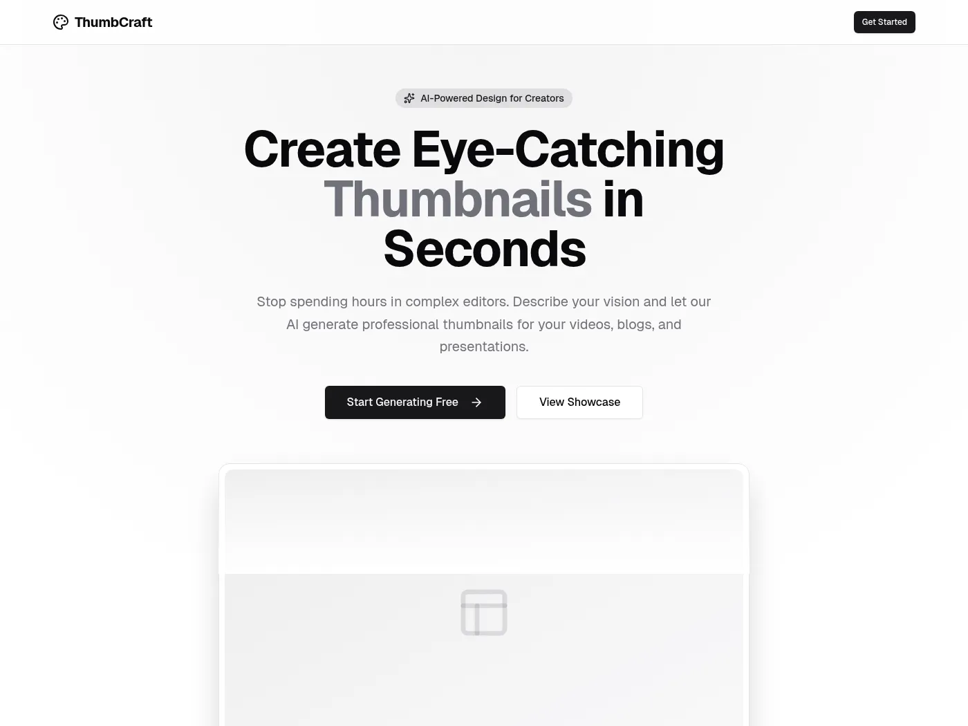 ThumbCraft Generator