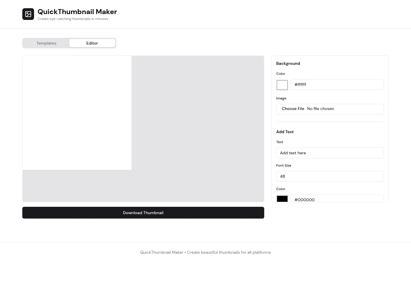 QuickThumbnail Maker