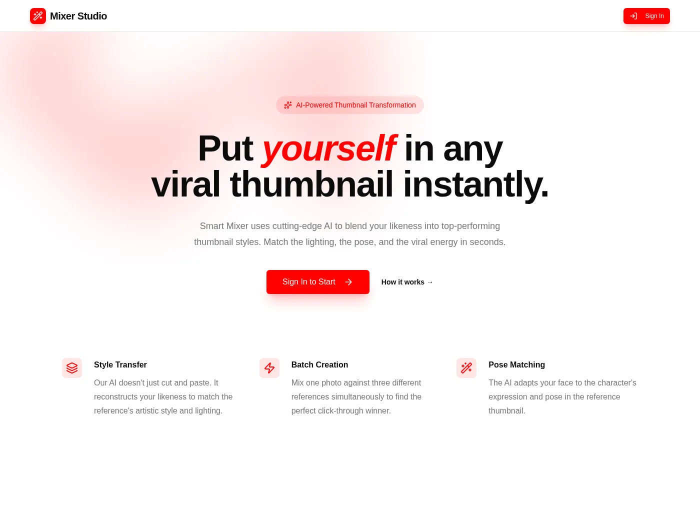 Smart Thumbnail Mixer