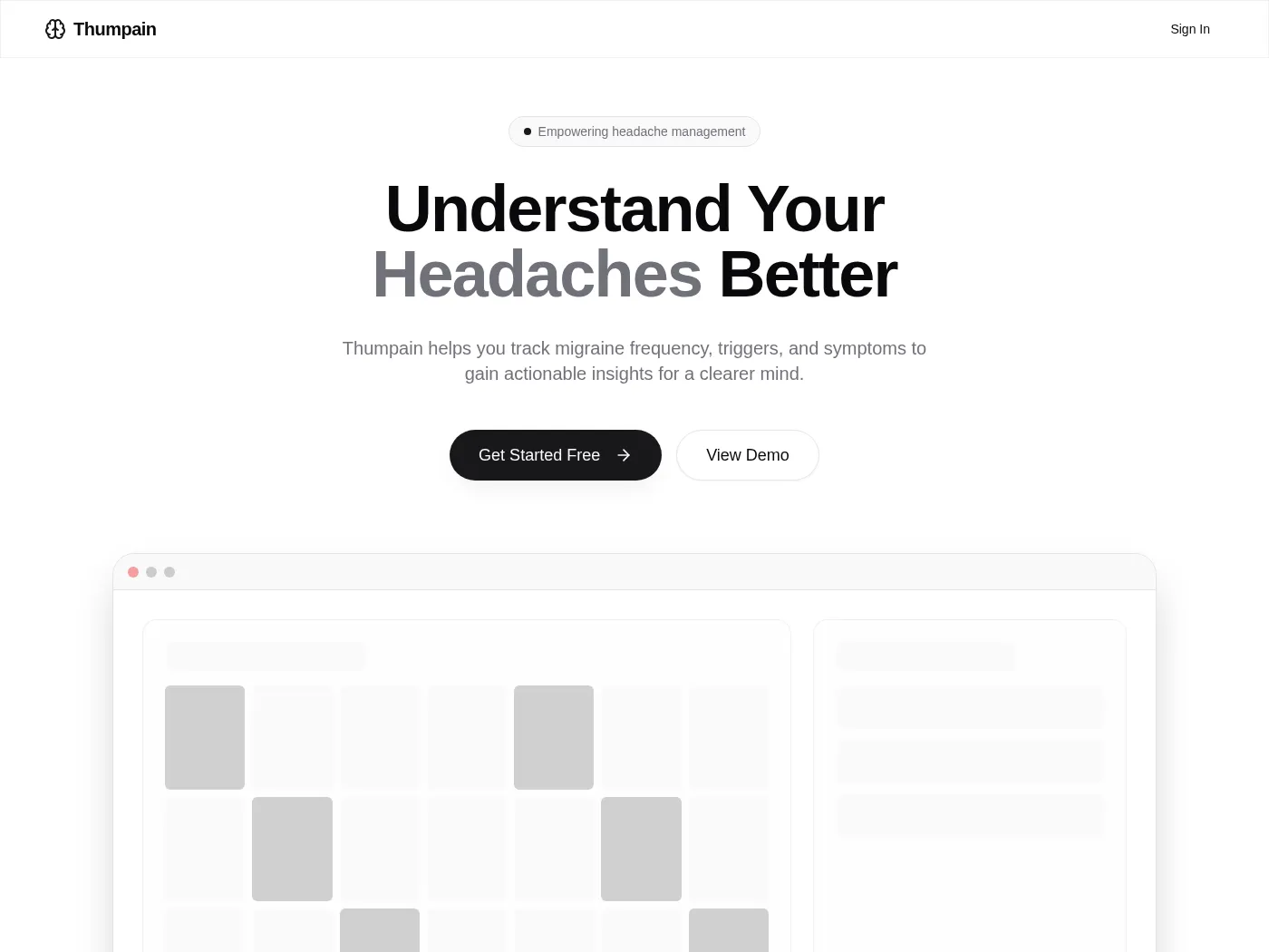 Thumpain Mood Tracker