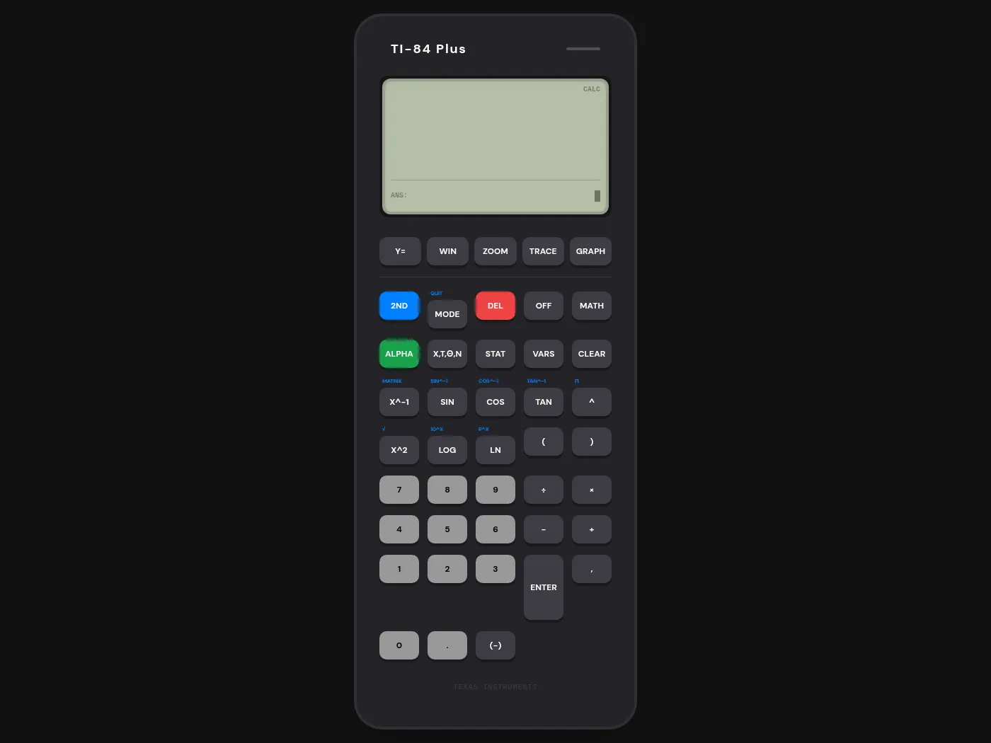 TI-84 Graphic Calculator