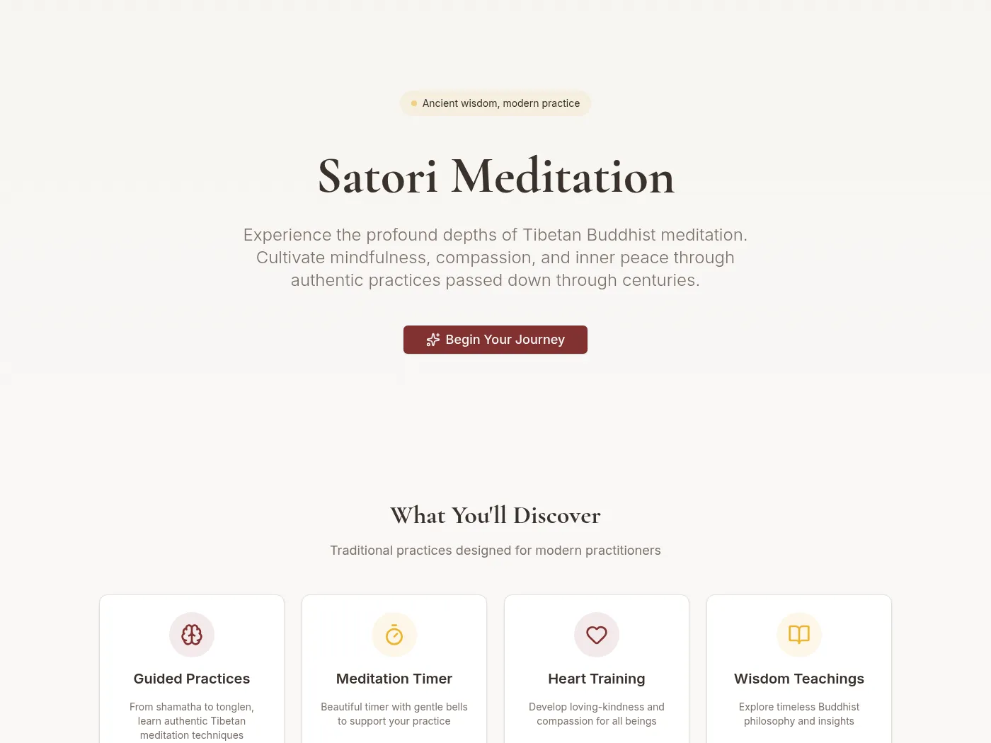Satori Meditation App