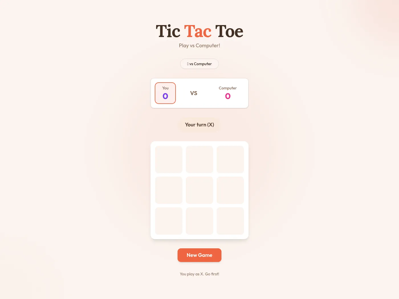 Tic Tac Toe Fun