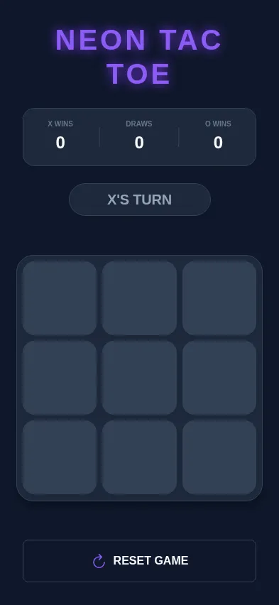 Tic Tac Toe Game