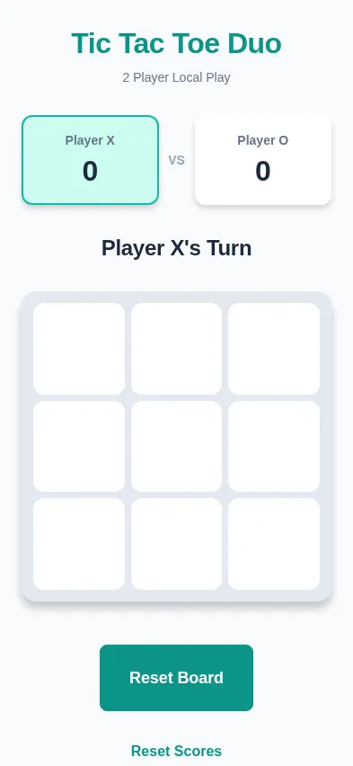 Tic Tac Toe Duo