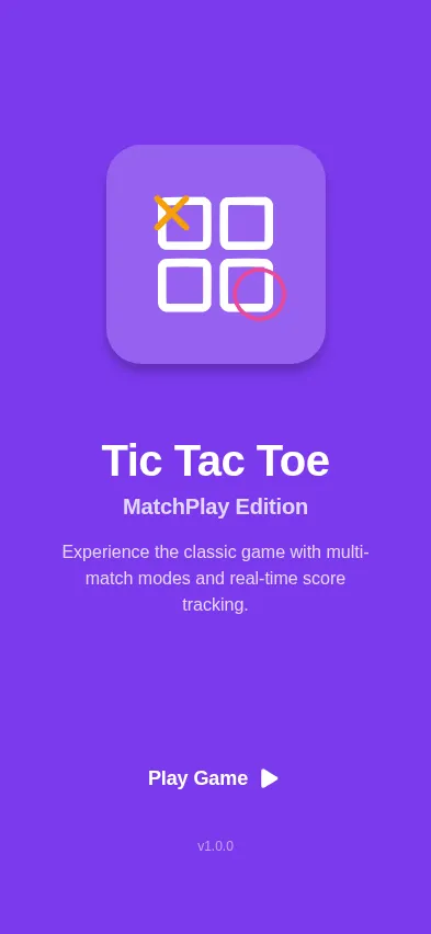 Tic Tac Toe MatchPlay