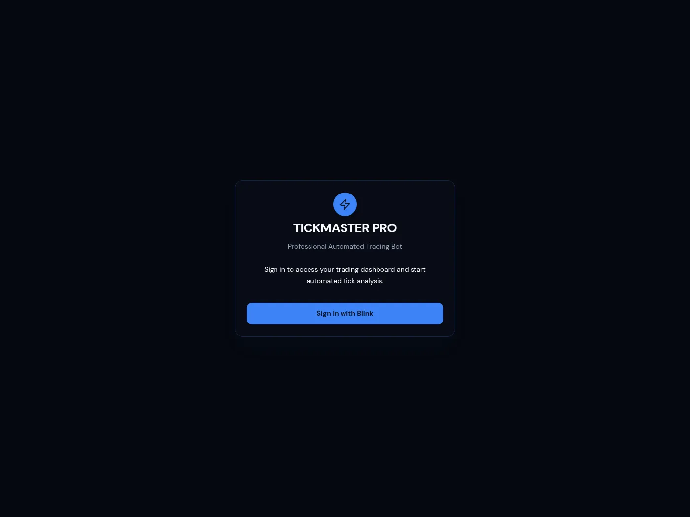 Tick Analyzer Trading Bot