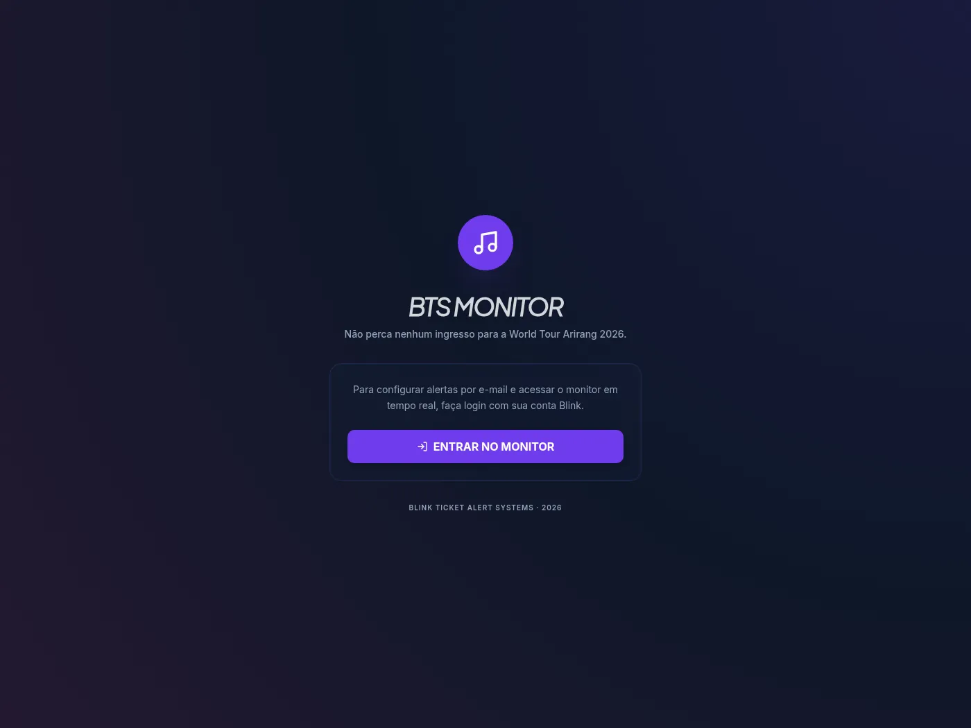 Ticket Alert Monitor