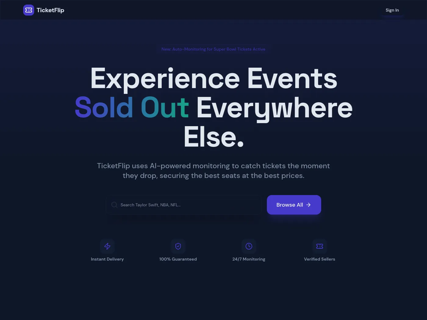 TicketFlip Marketplace
