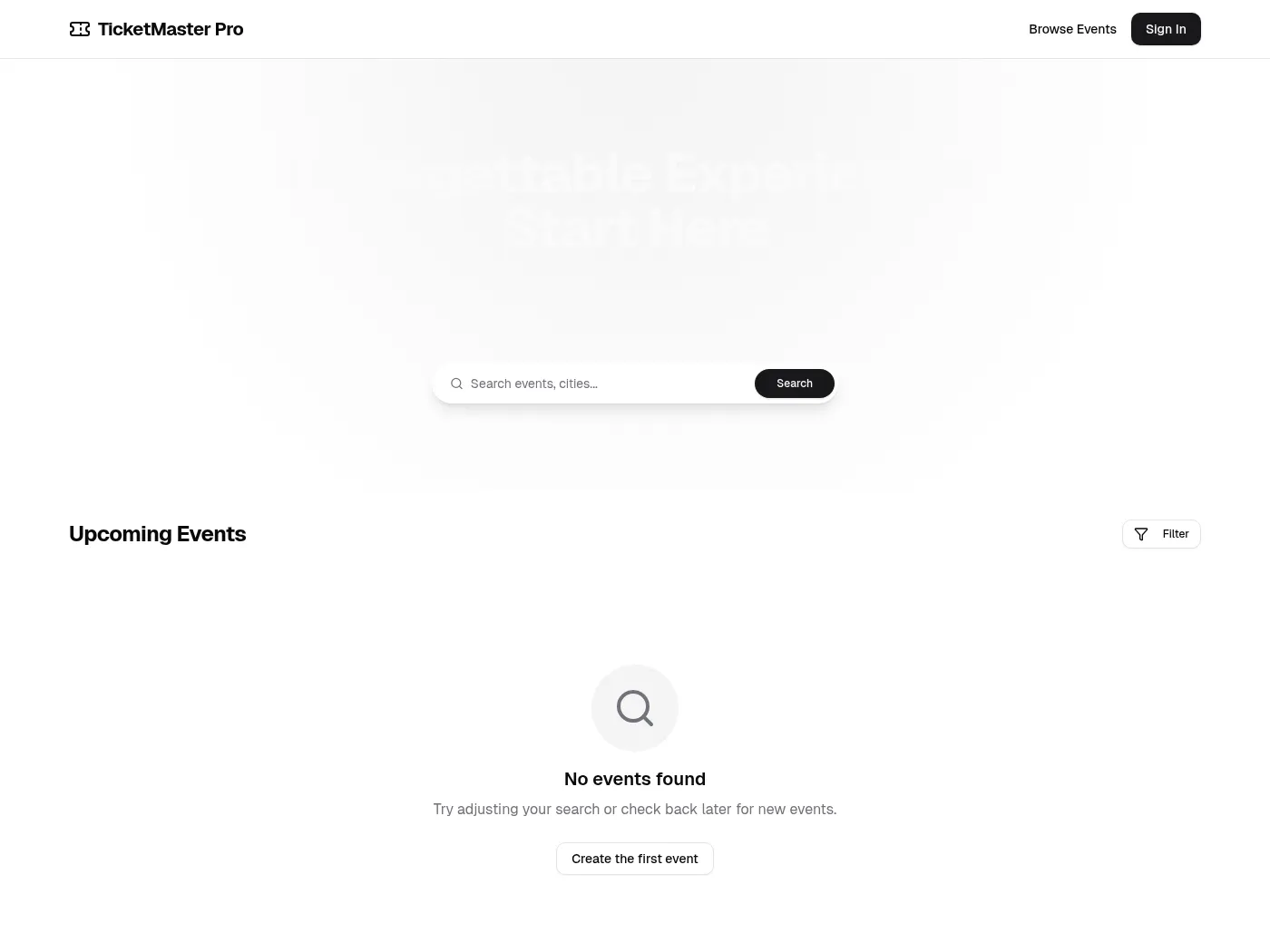 TicketMaster Pro