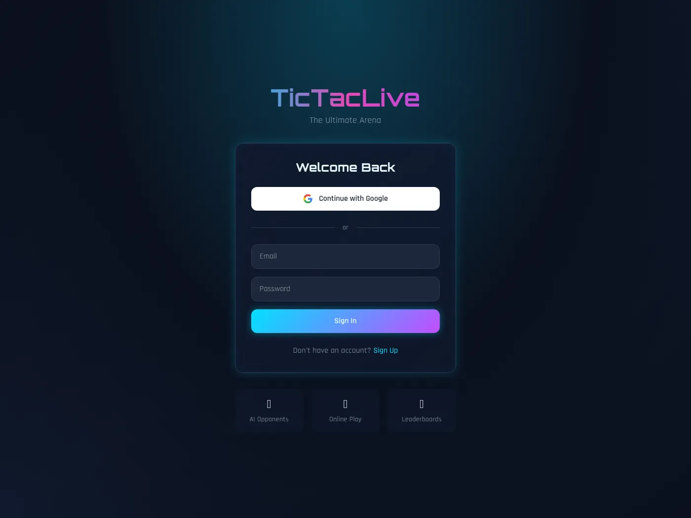 TicTacLive Arena