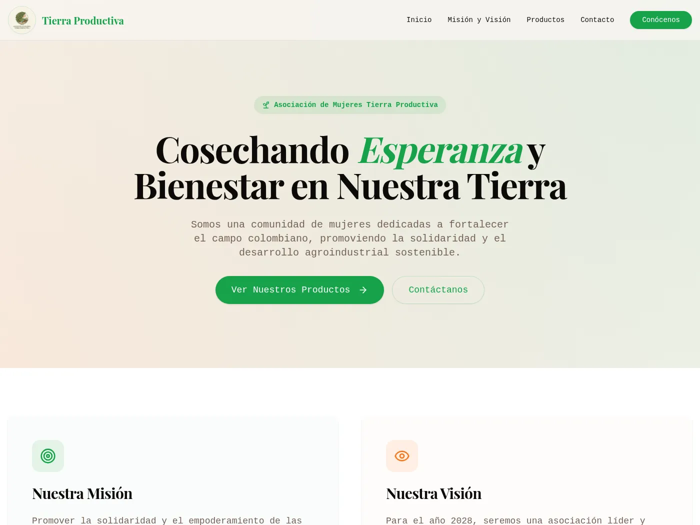 Tierra Productiva Web