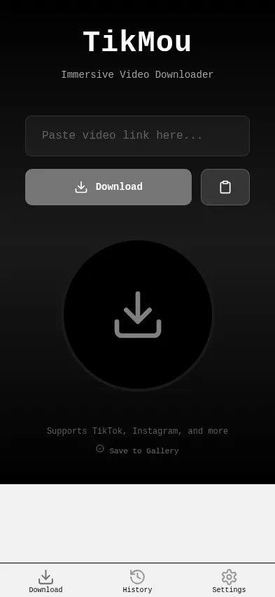 TikMou Video Downloader