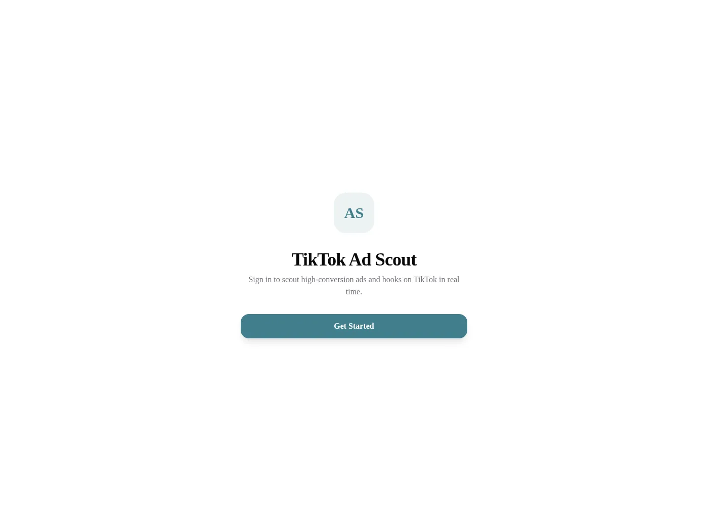 TikTok Ad Scout
