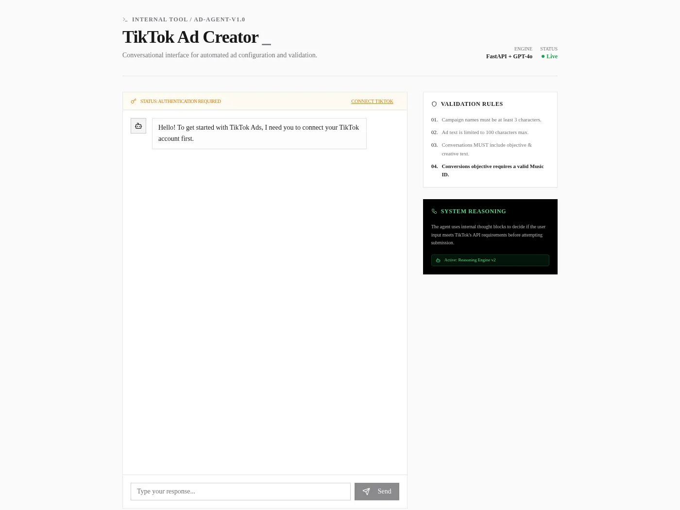 TikTok Ad Agent