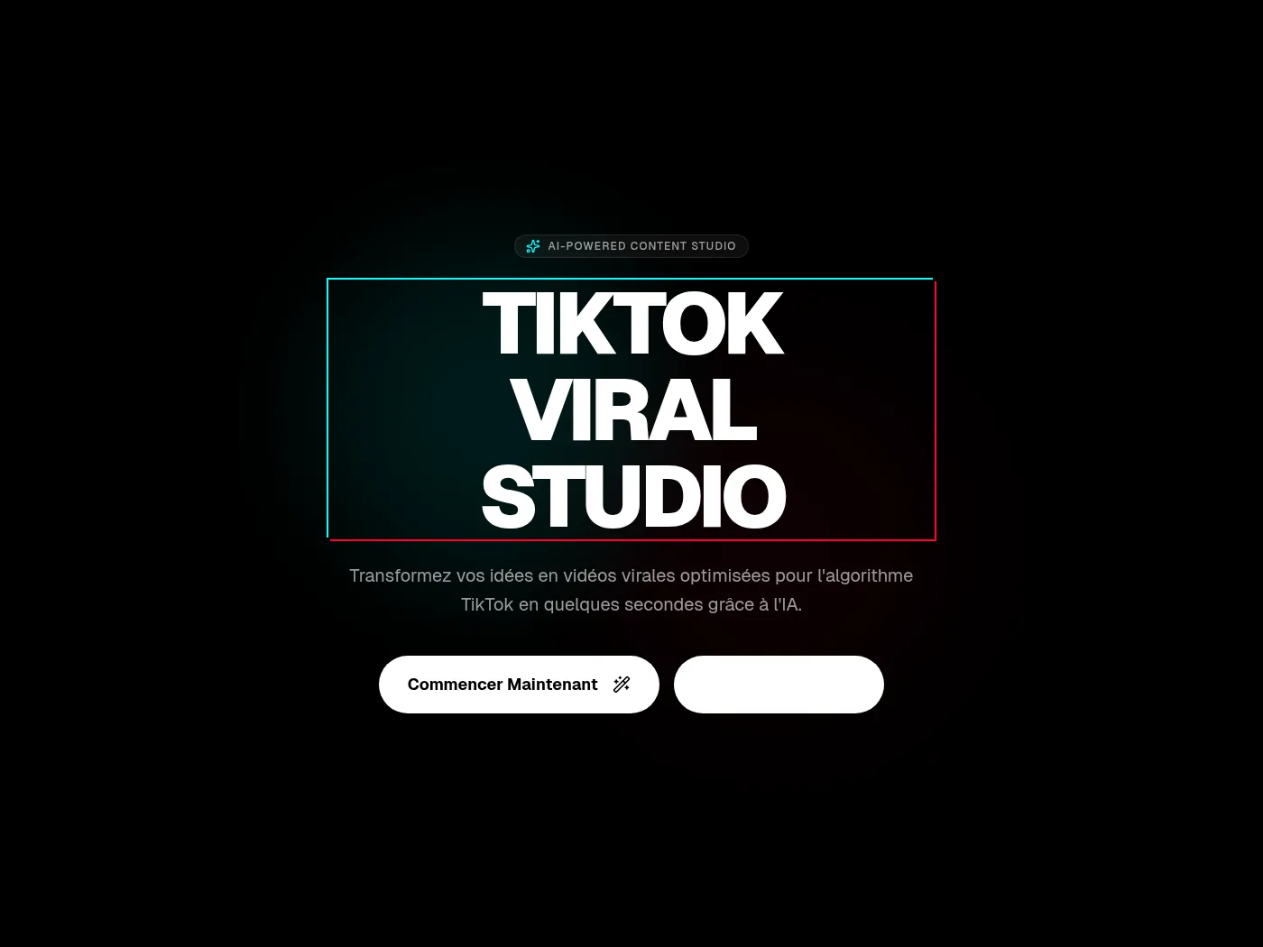 Viral TikTok Video AI Studio