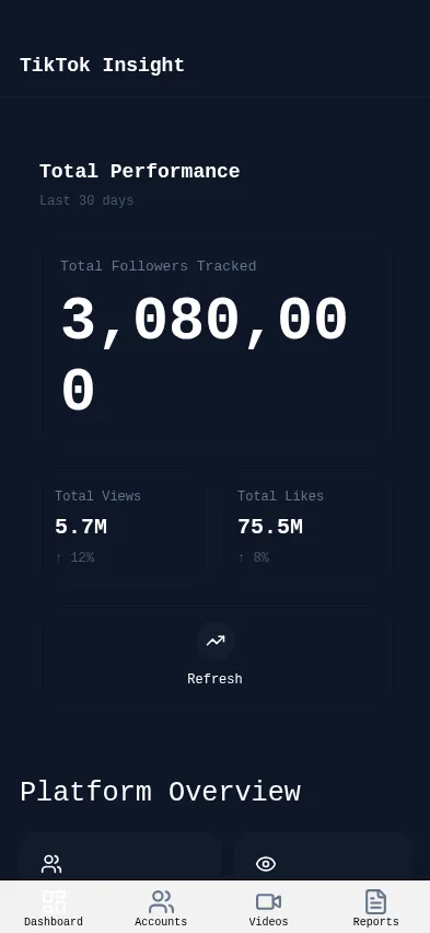 TikTok Insight Mobile
