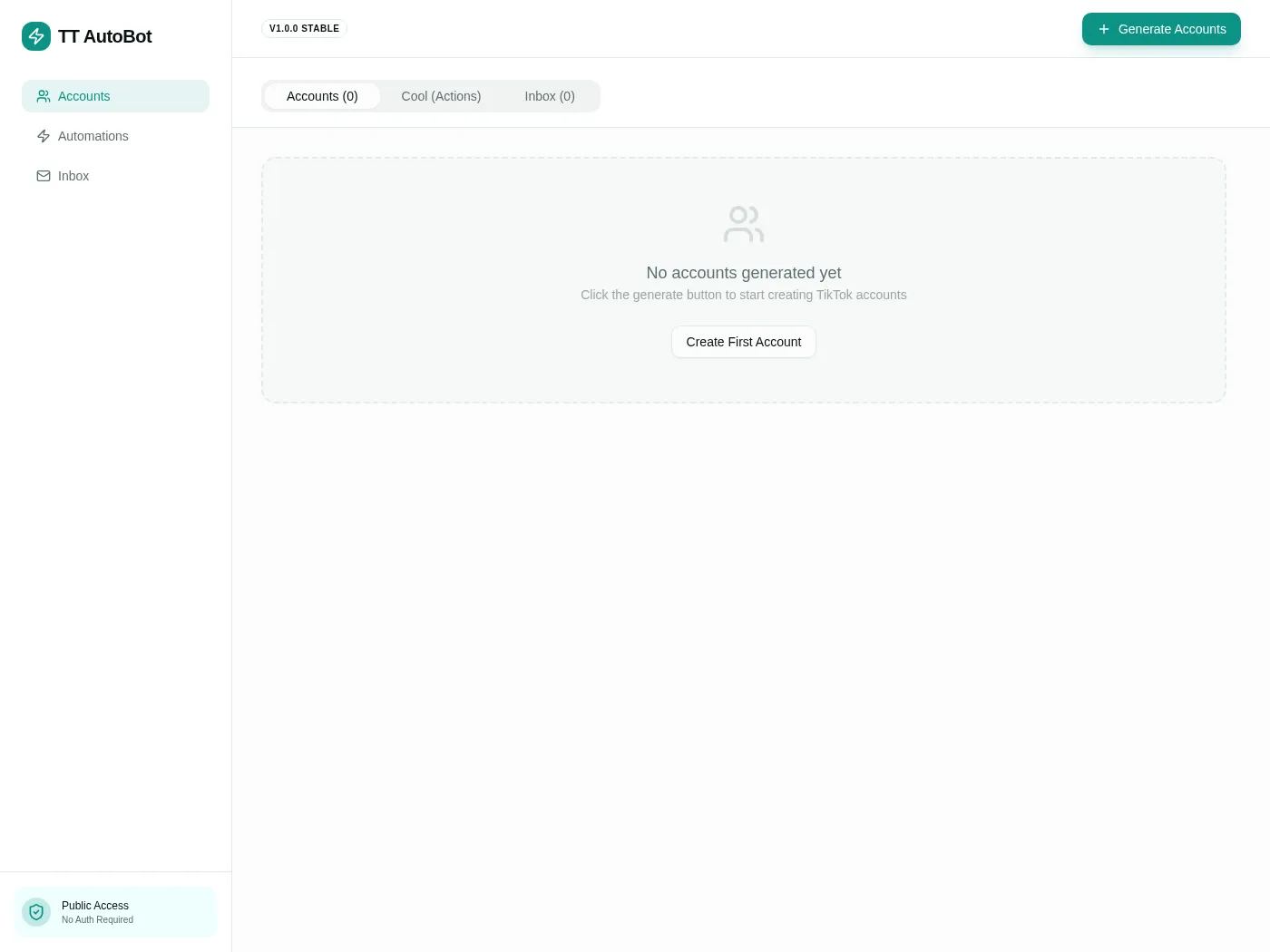 TikTok Account Automator