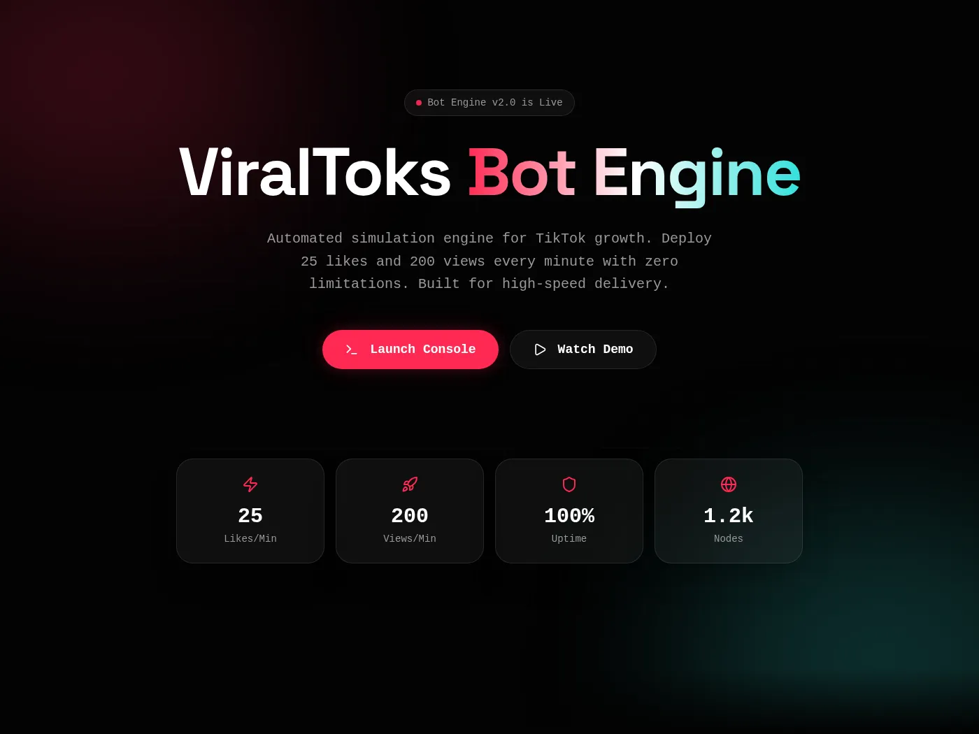 ViralToks Bot Engine