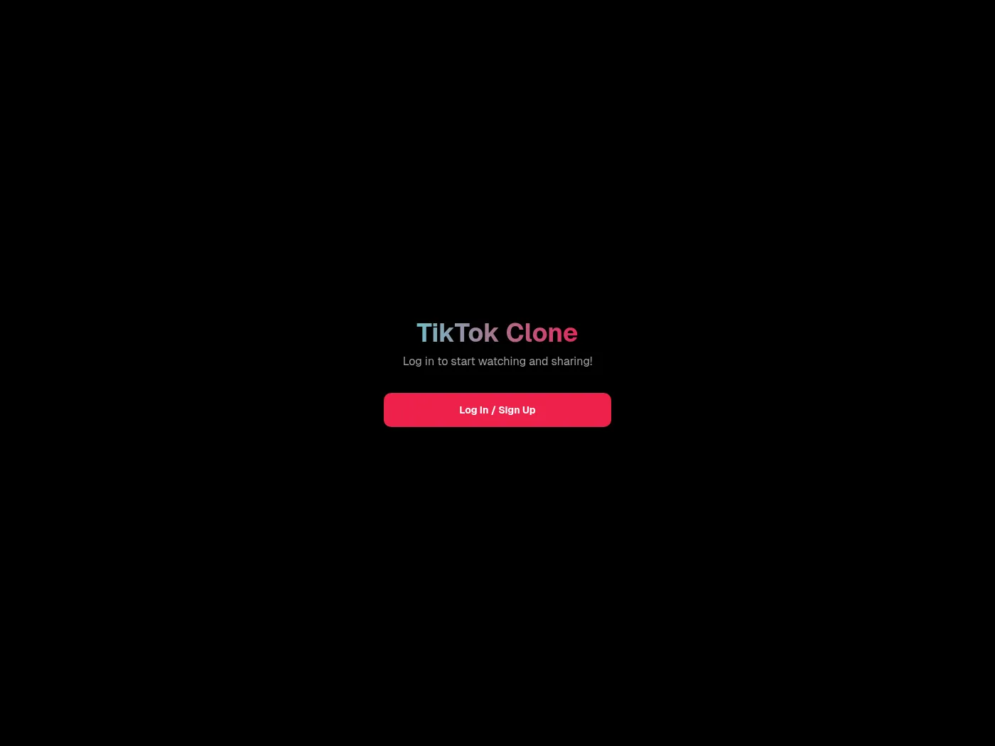 Mini TikTok Clone