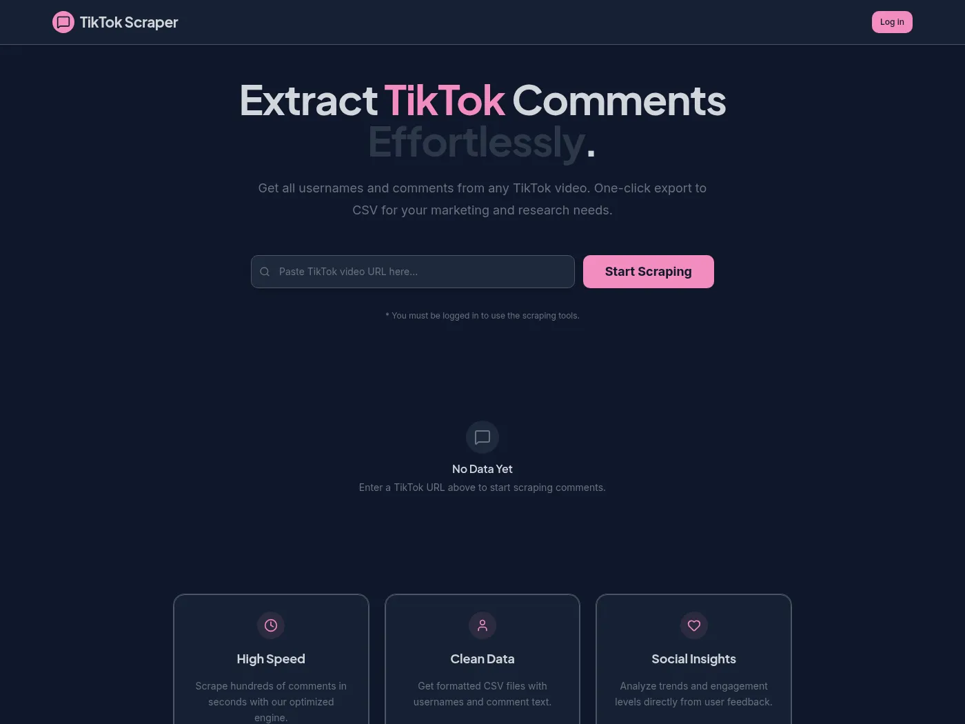 TikTok Comments Scraper