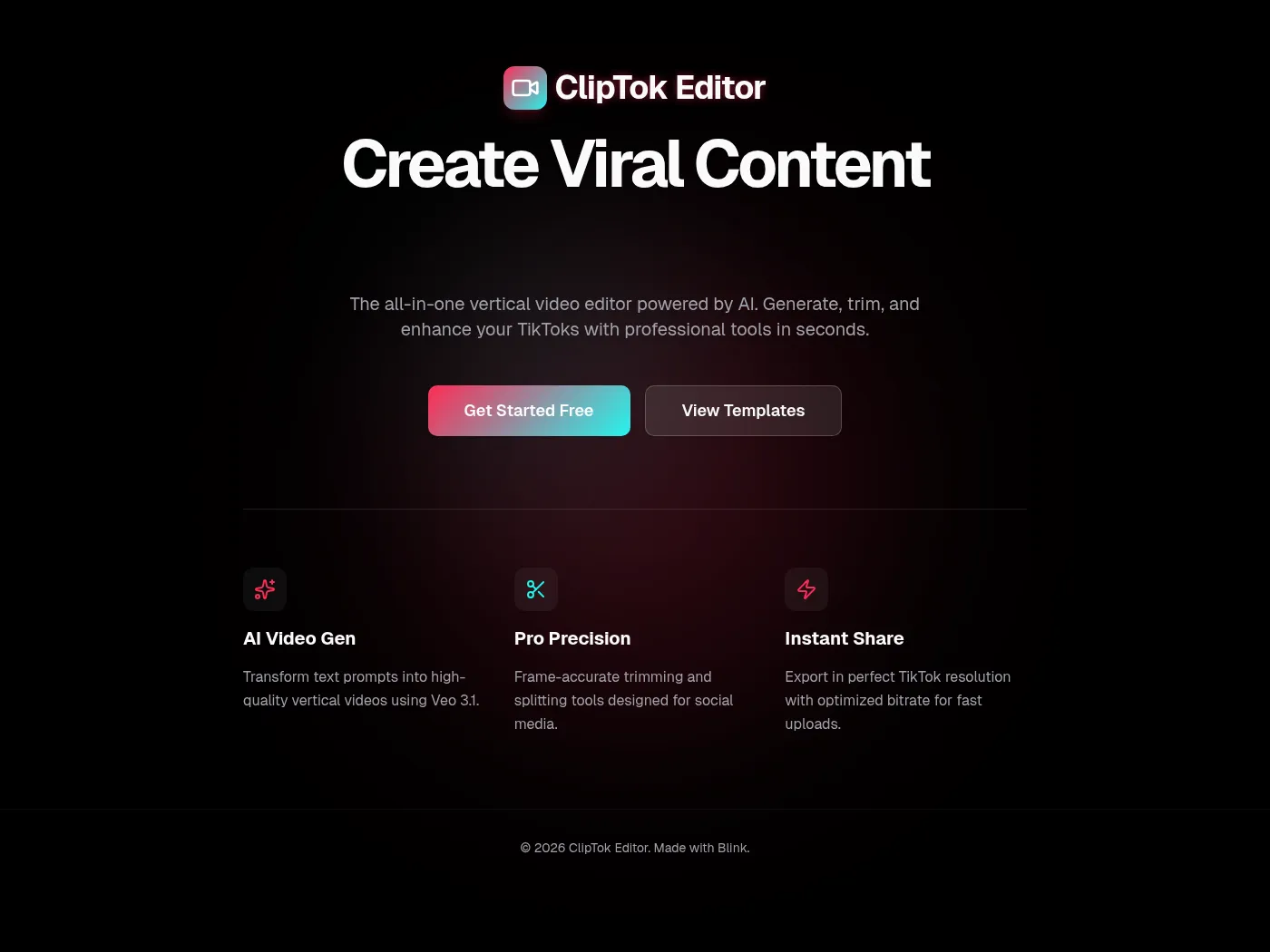 ClipTok Editor