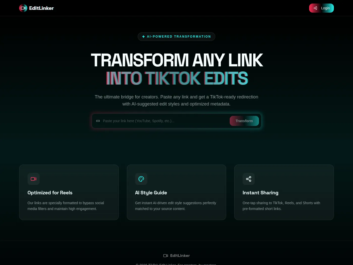TikTok Edit Linker