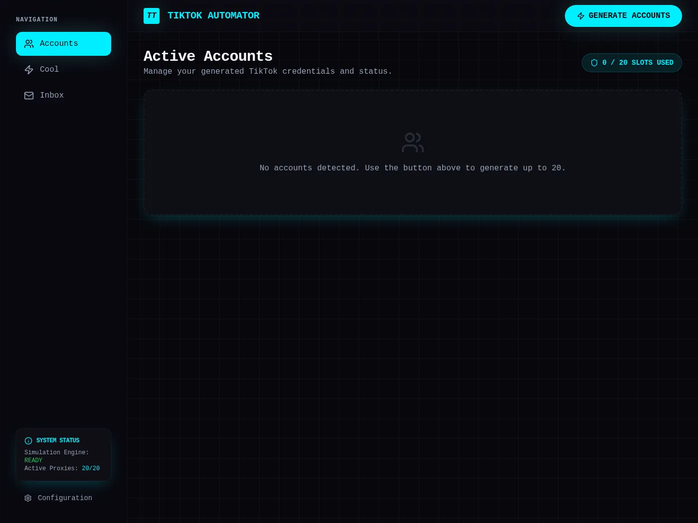 TikTok Account Automator