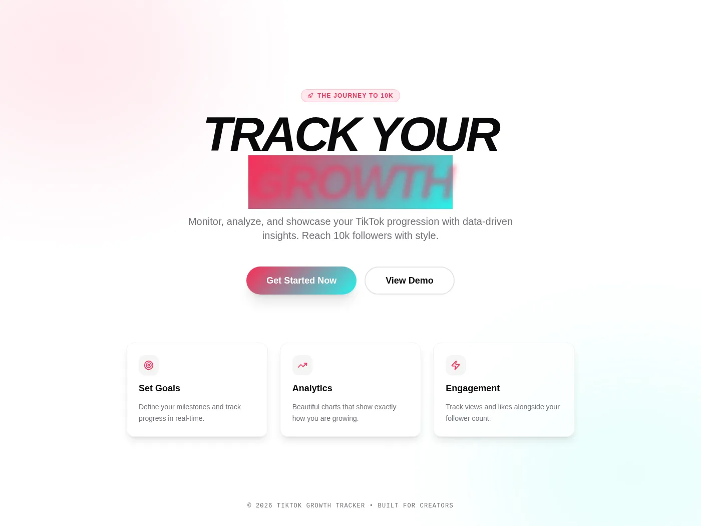 TikTok Growth Tracker
