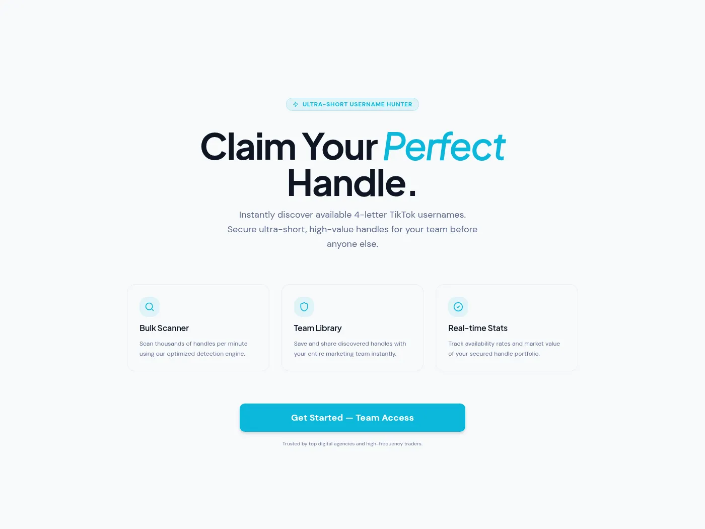 TikTok Handle Checker
