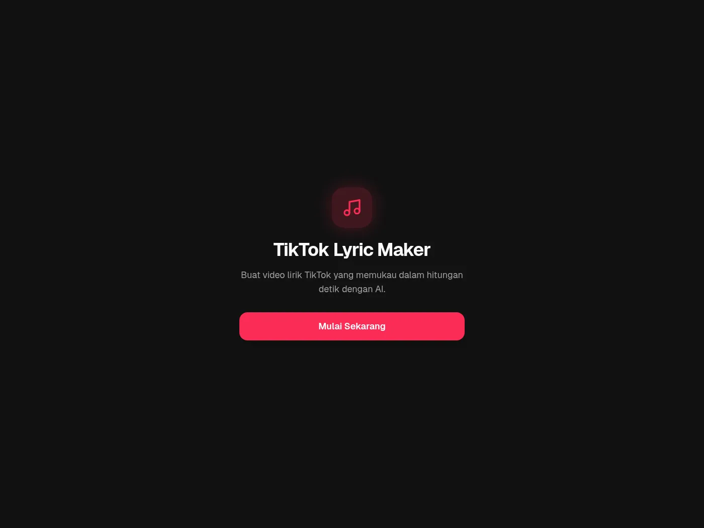 TikTok Lyric Video Maker