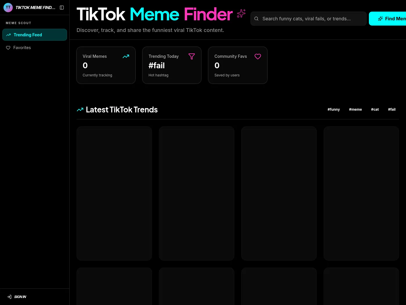 TikTok Meme Finder