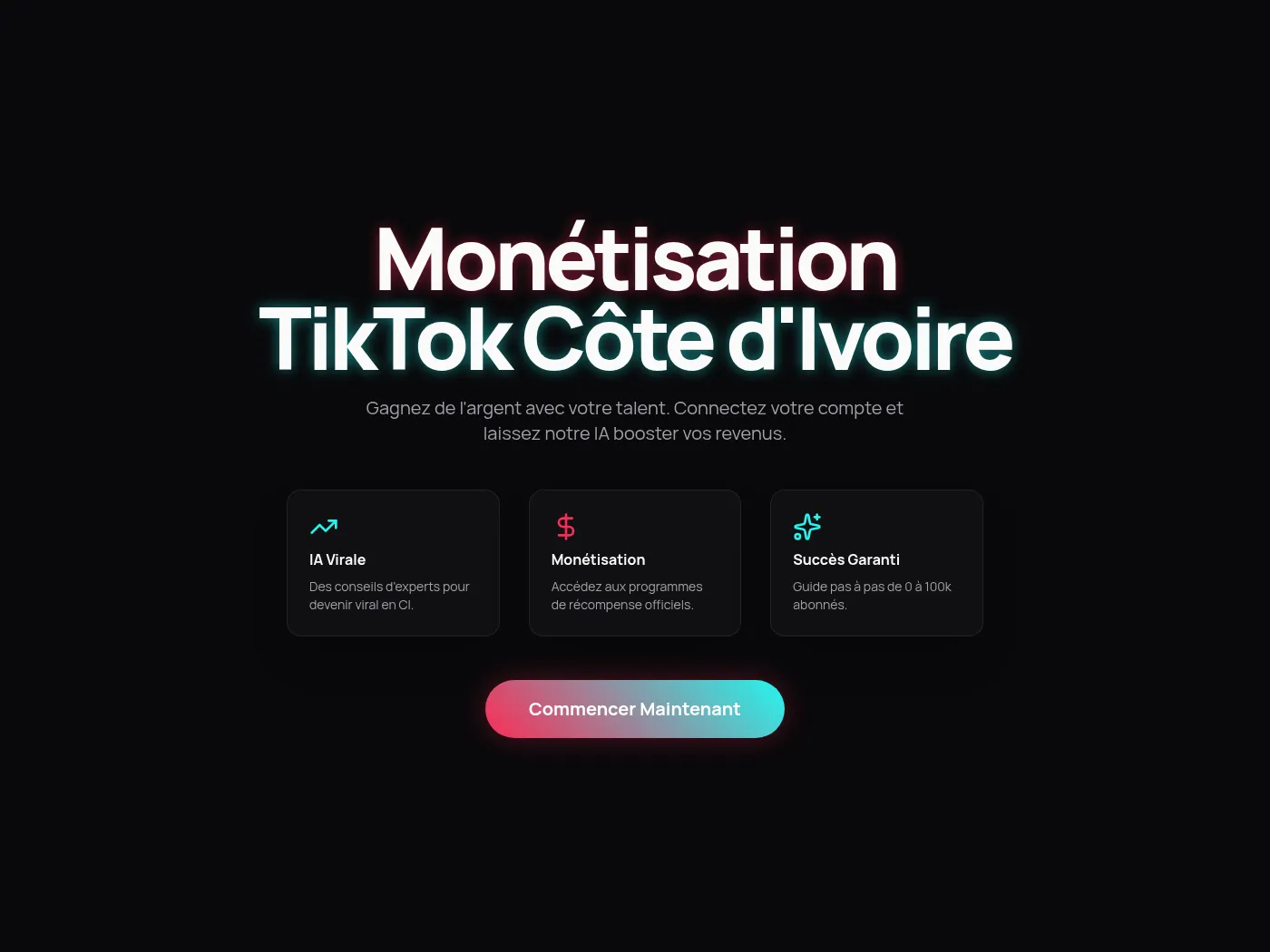 TikTok Monetize Gateway