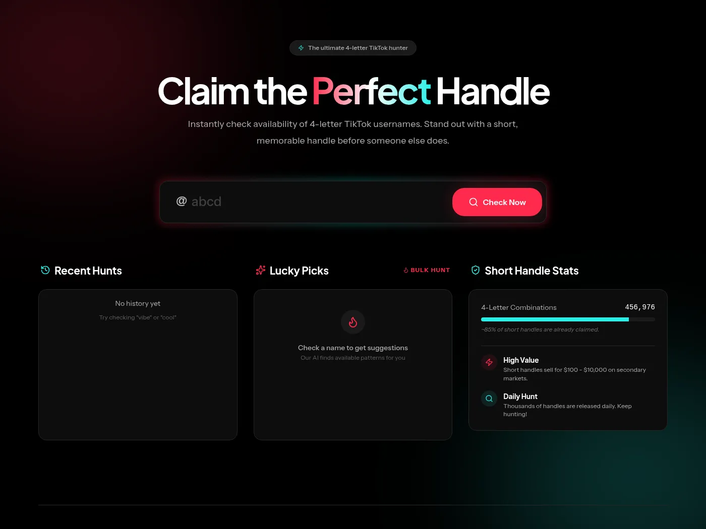 TikTok Name Checker