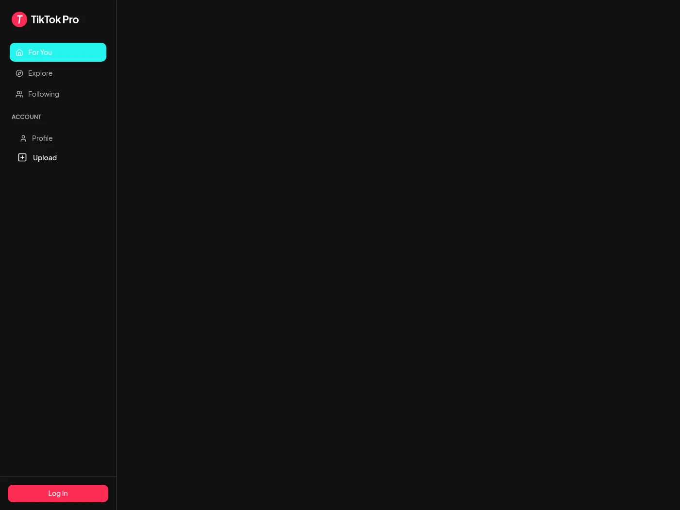 TikTok Pro Web App