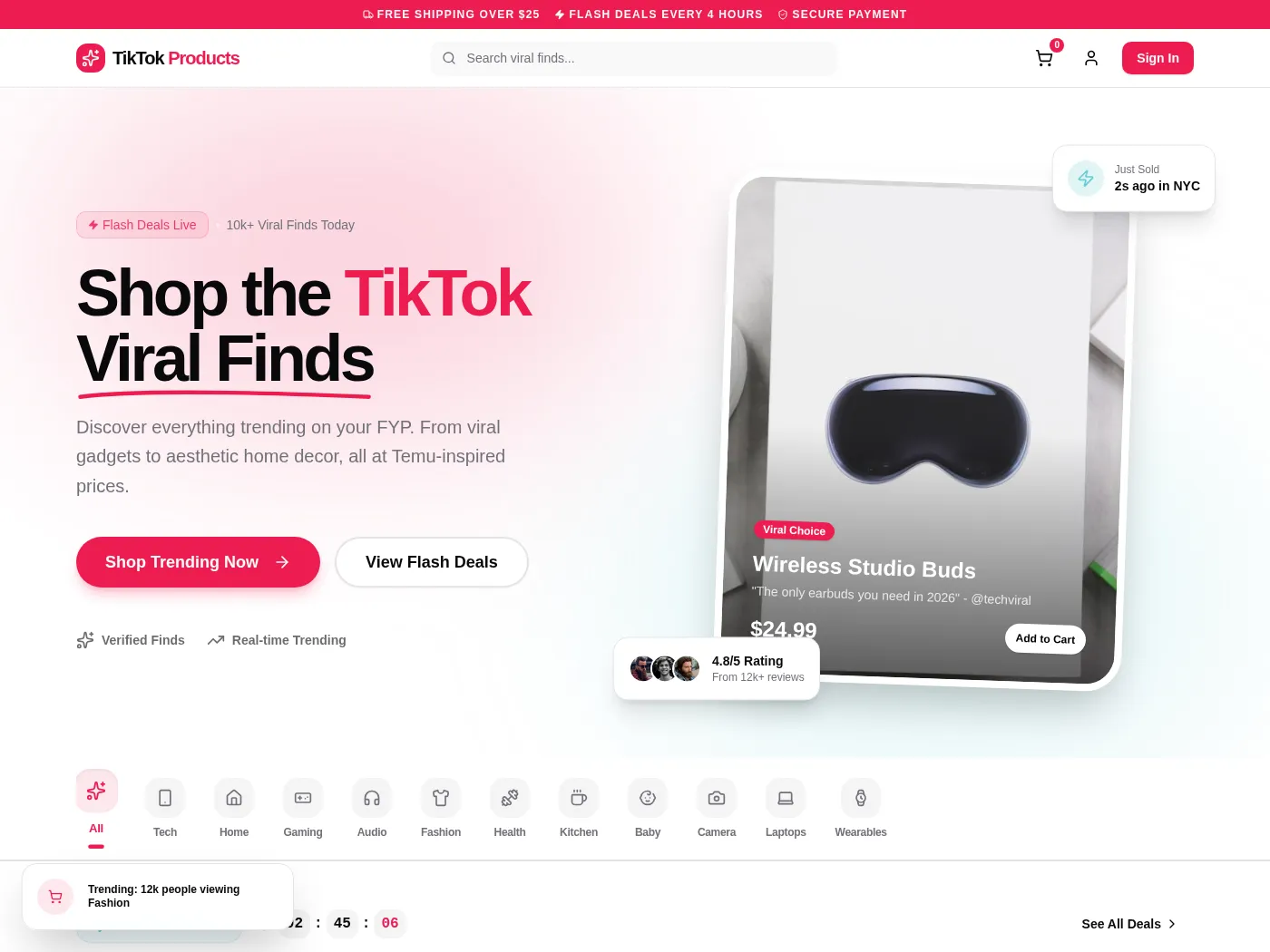 TikTok Products Hub