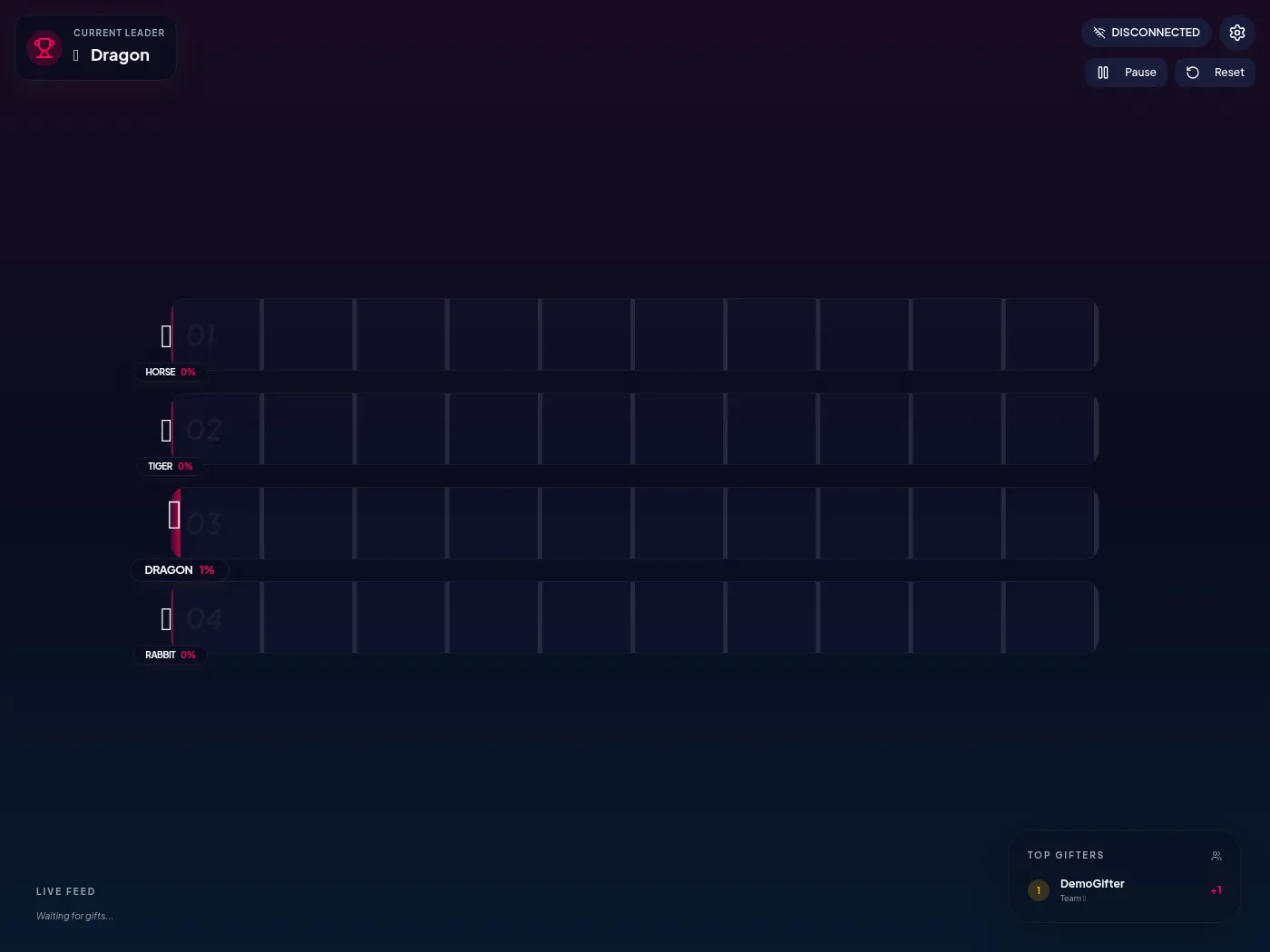 TikTok Livestream Race Game