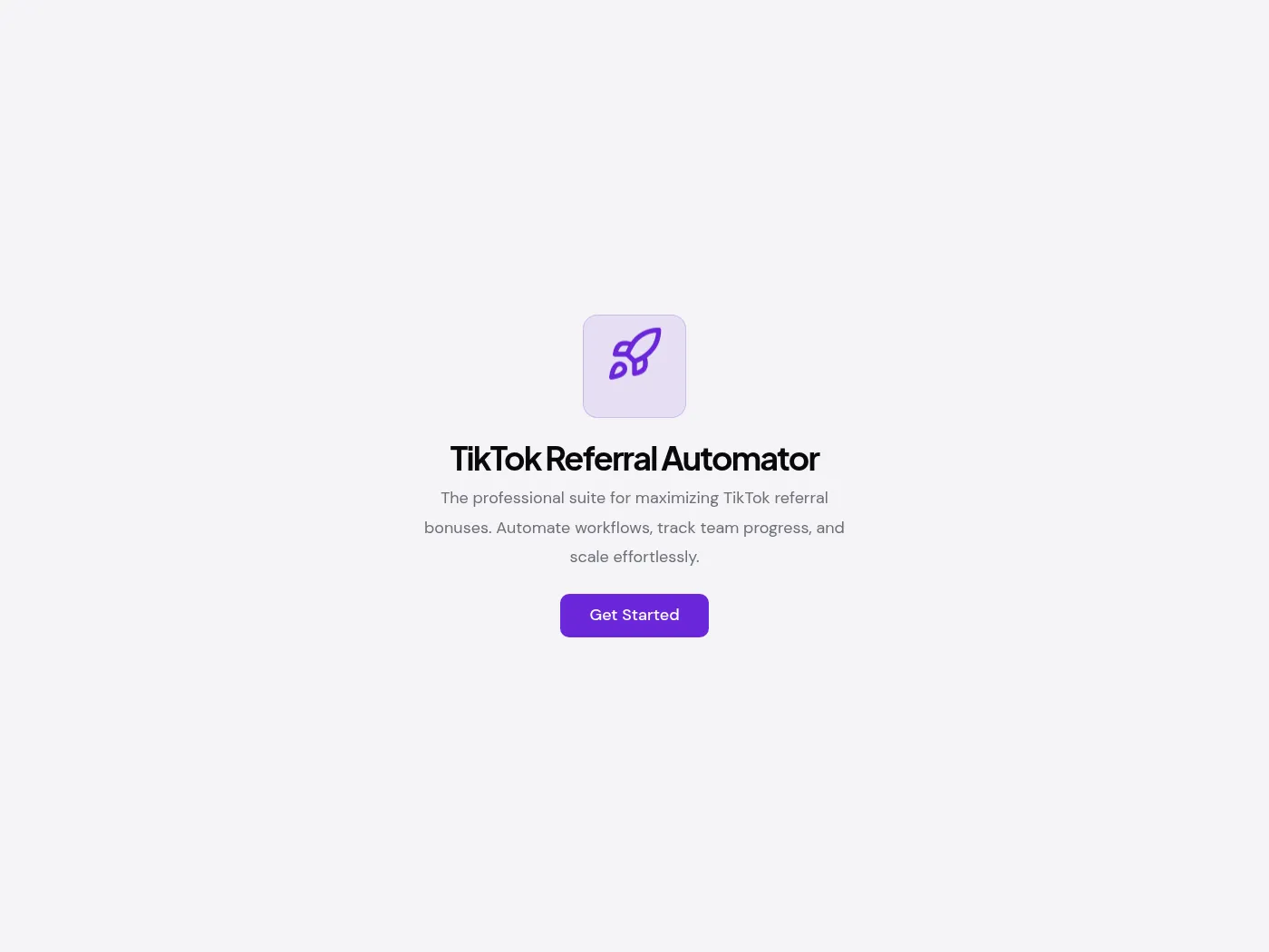 TikTok Referral Automator