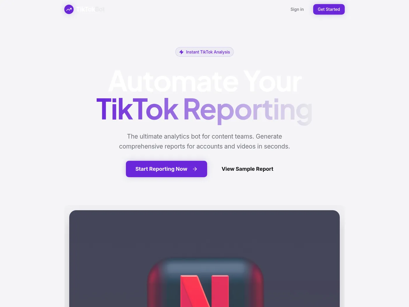 TikTok Report Bot