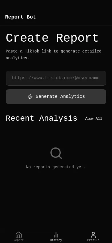 TikTok Report Bot