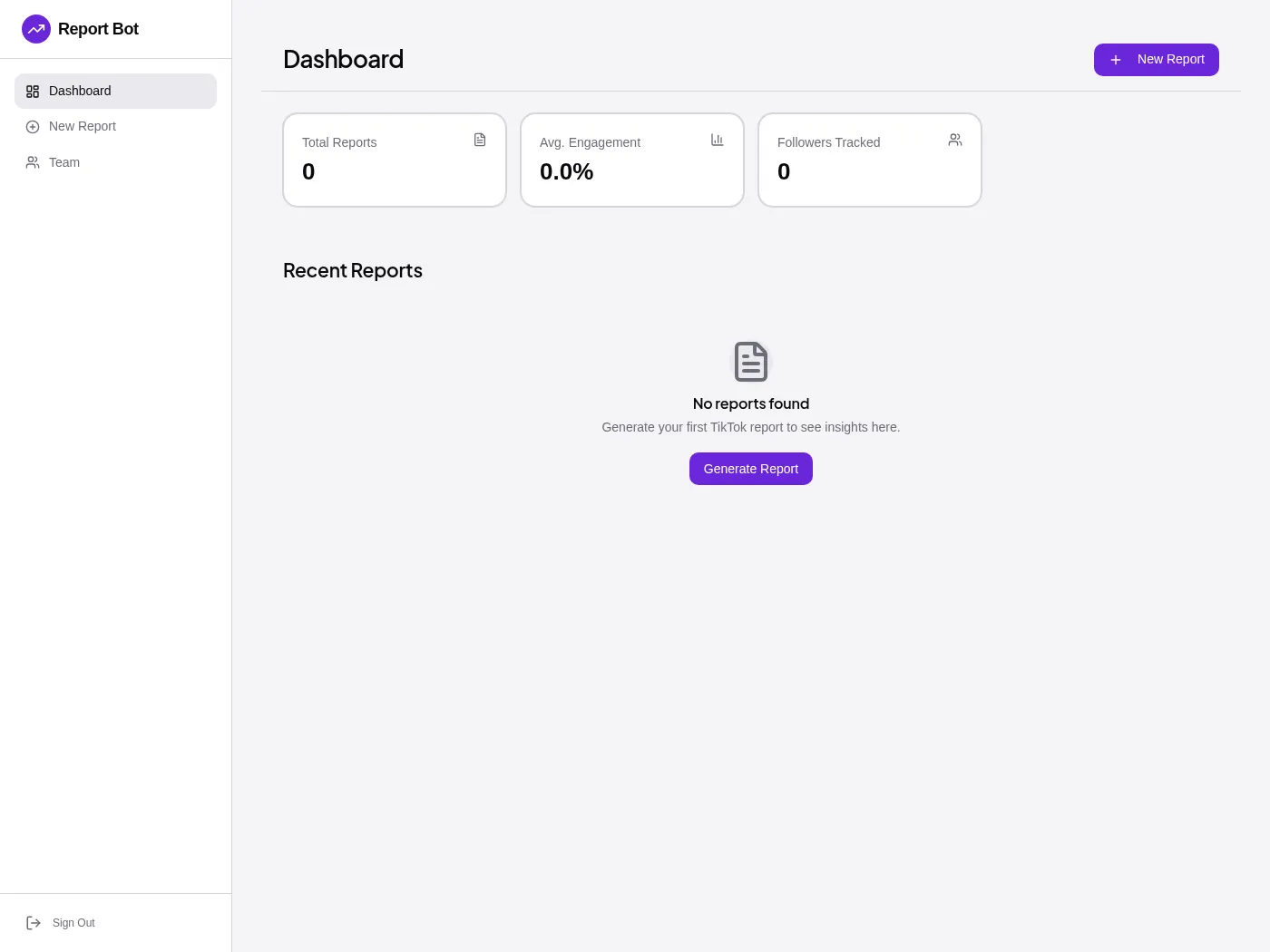 TikTok Report Bot