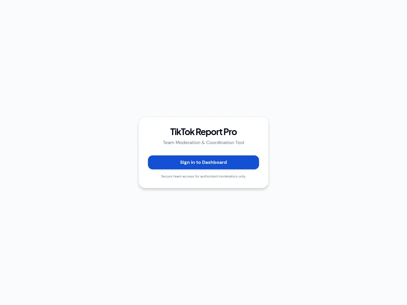 TikTok Report Pro