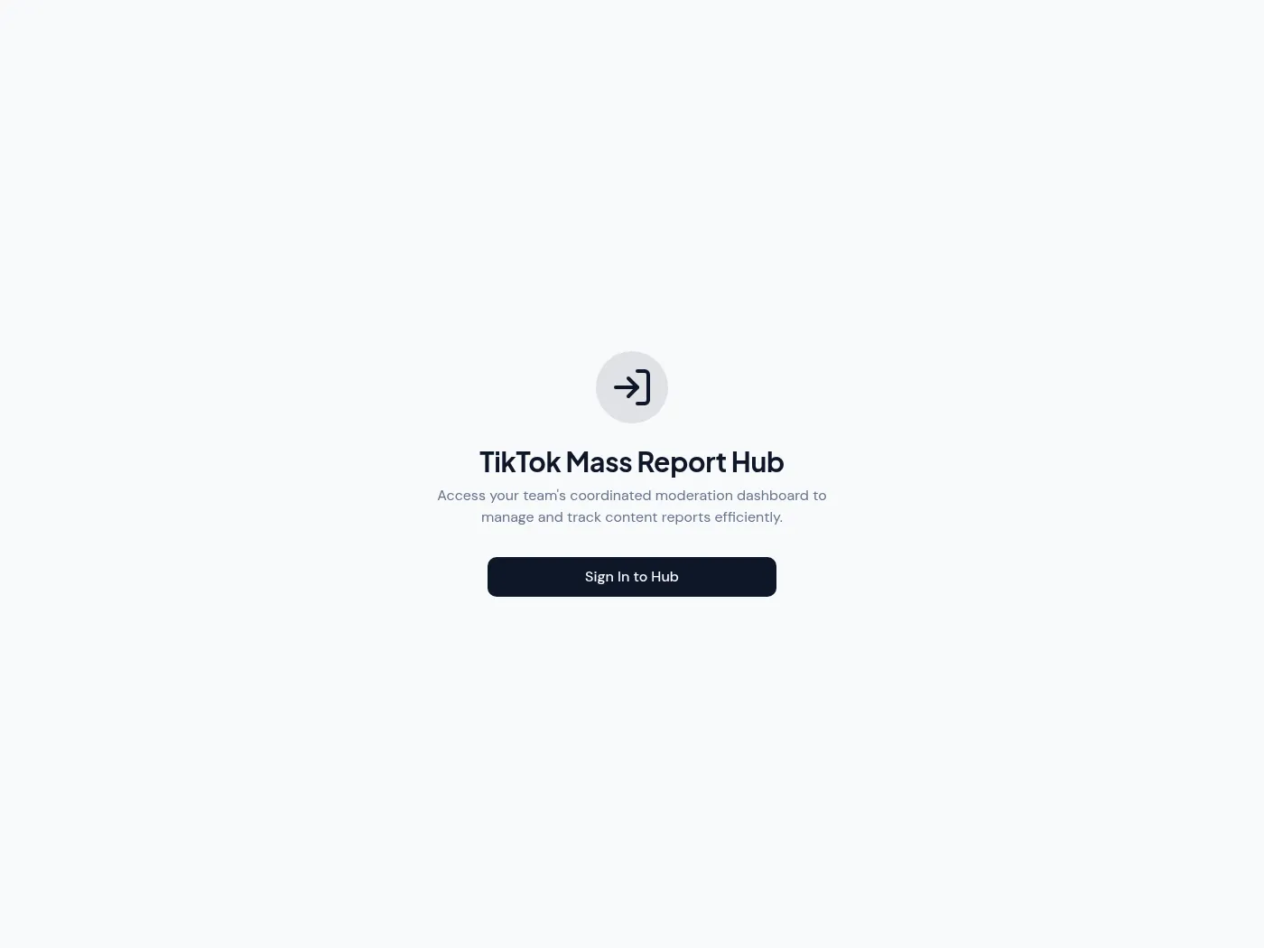 TikTok Mass Report Hub