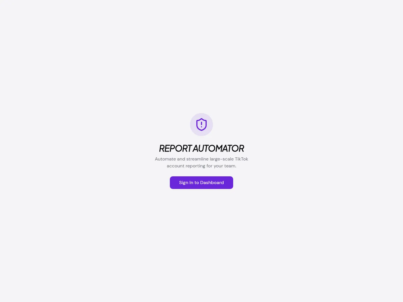 TikTok Report Automator