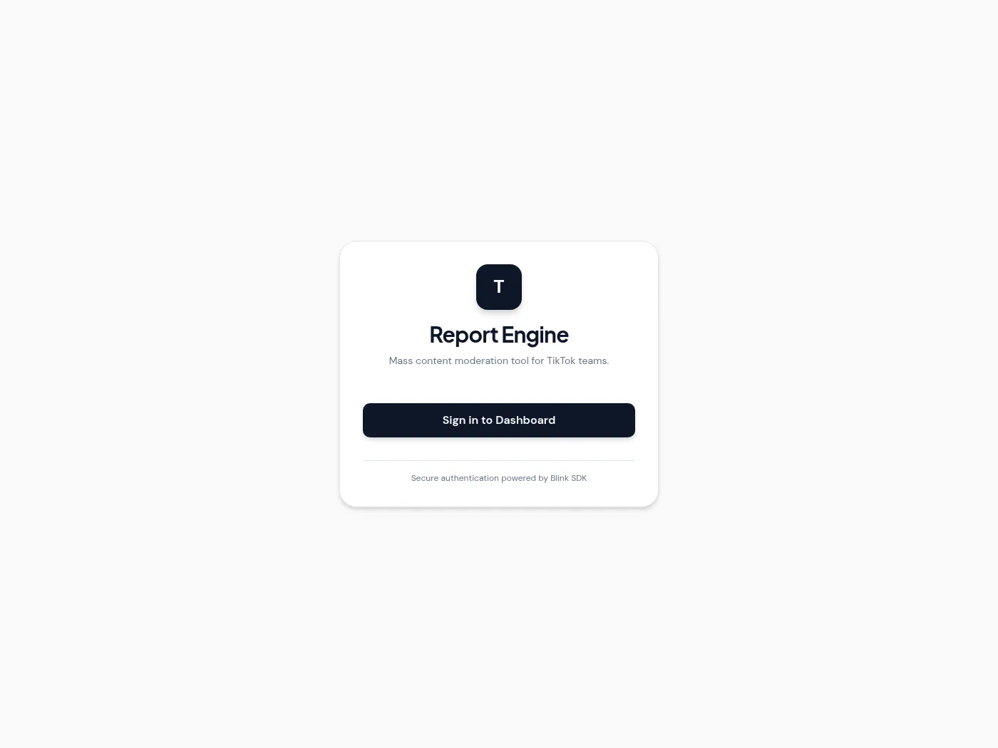 TikTok Report Engine
