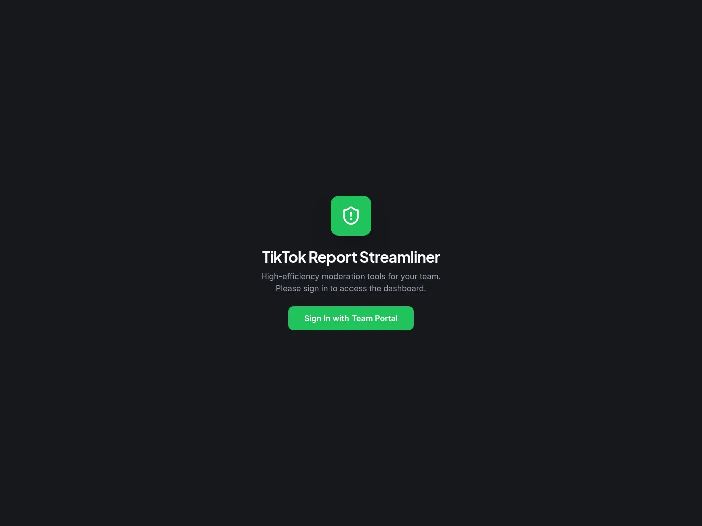 TikTok Report Streamliner
