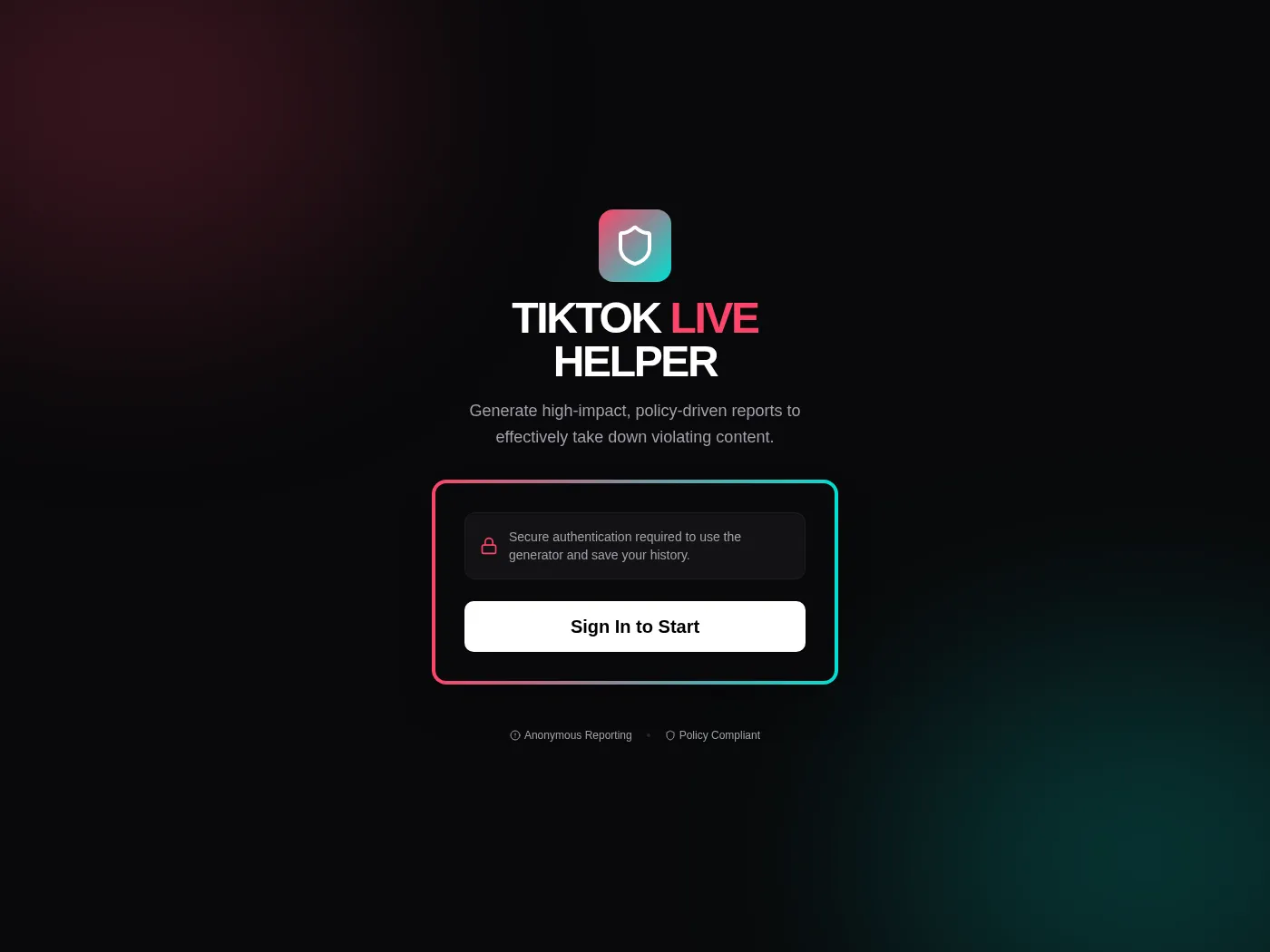 TikTok Live Report Helper