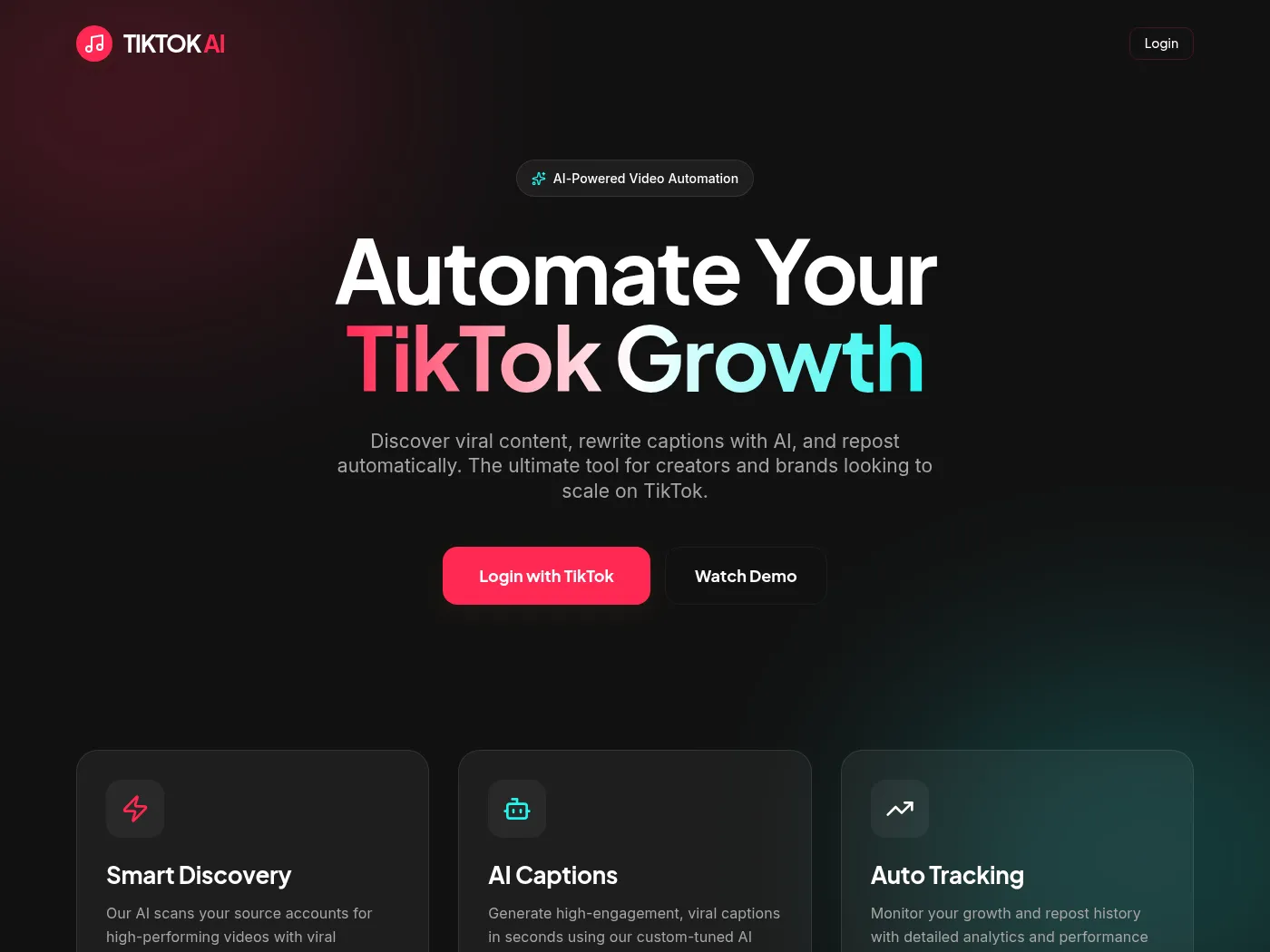 TikTok Reposter AI