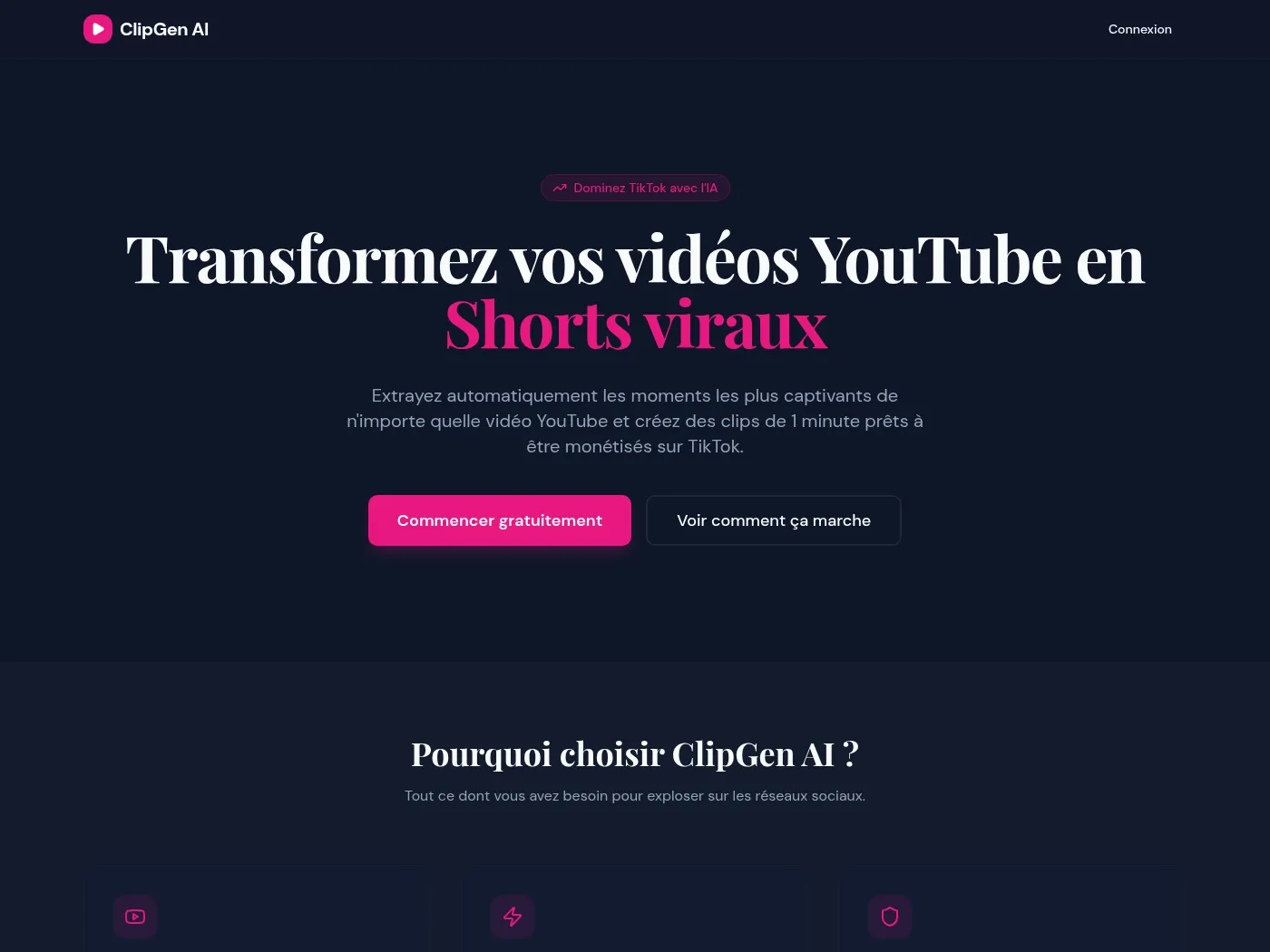 TikTok Shorts Generator
